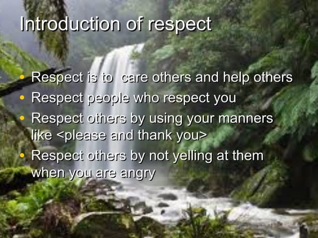 Respect powerpoint | PPT | Christianity | Religion & Spirituality