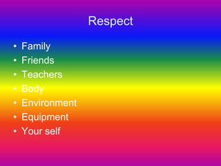 Respect Power Point Elisha P and Dana | PPT