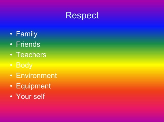 Respect Power Point Elisha P and Dana | PPT