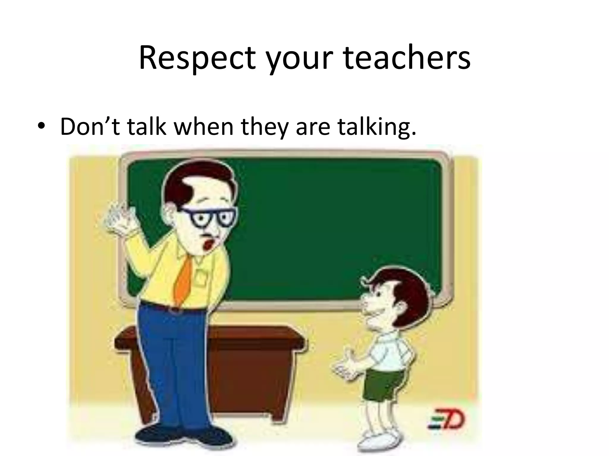 Respect presentation bde | PPTX