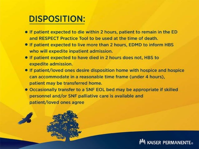 RESPECT Project: An Approach to Death and Dying in the Emergency ...