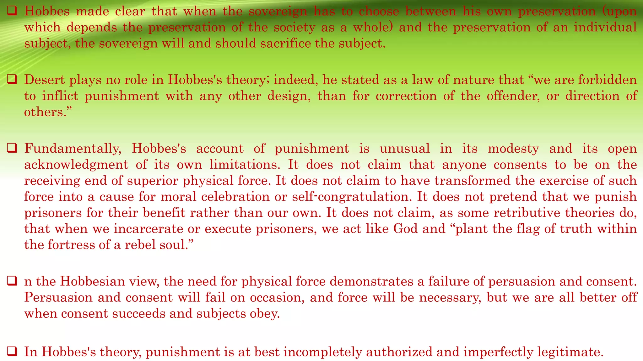 Respect and Resistance Theory in Punishment | PPTX