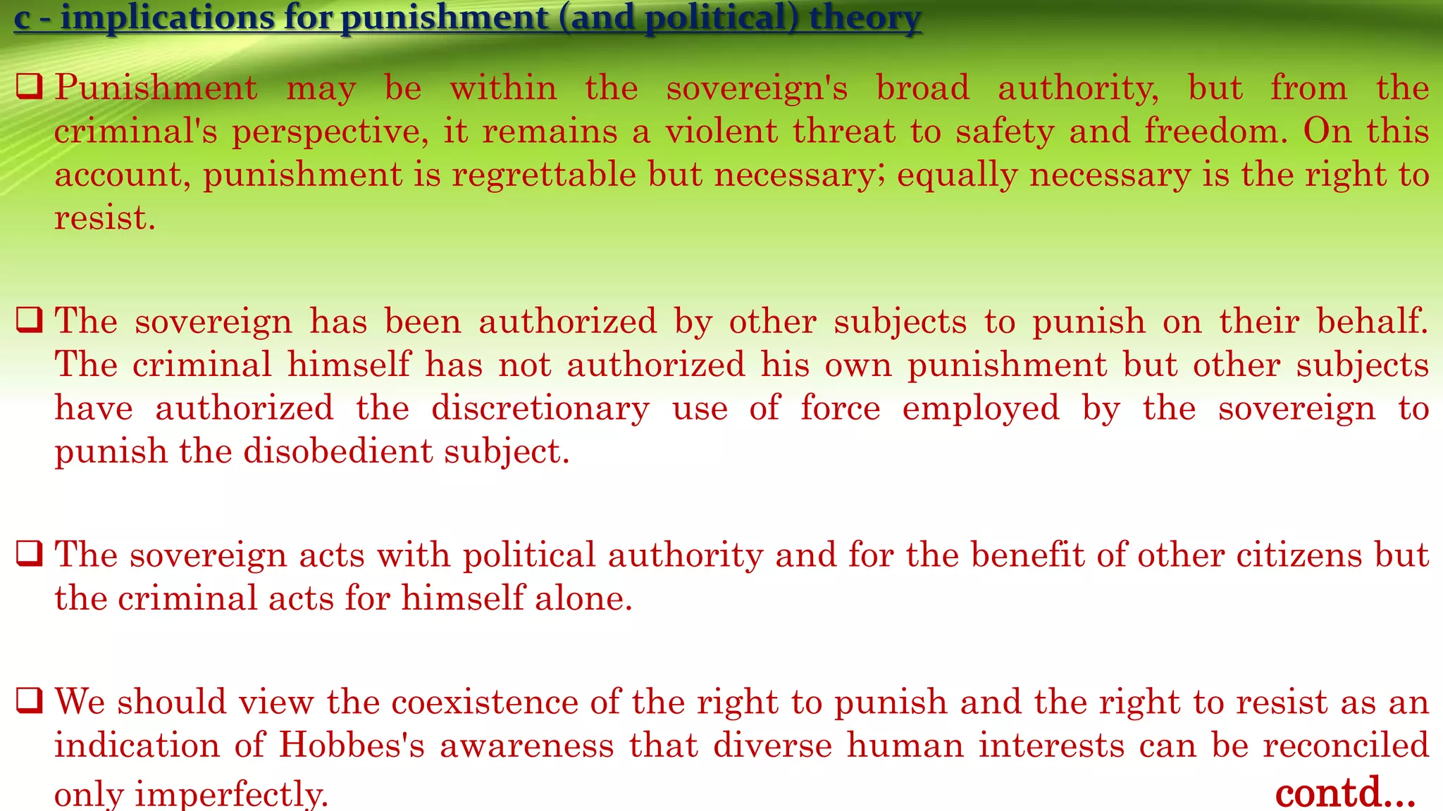Respect and Resistance Theory in Punishment | PPTX