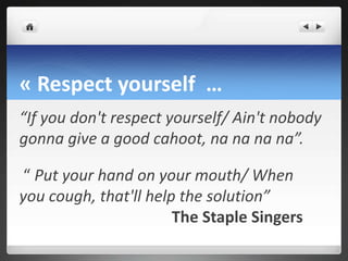 Respect yourself | PPTX
