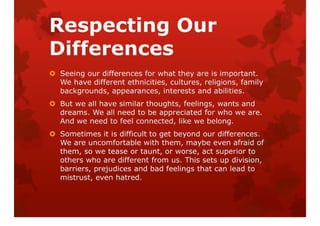 Respect Yourself And Others | PDF