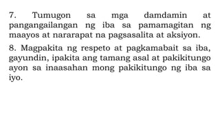 Edukasyon sa Pagpapakatao_Respeto Lesson | PPTX