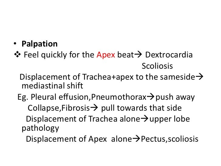 Resp examination by Dr. San