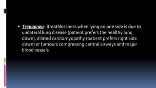 dyspnea approach | PPTX