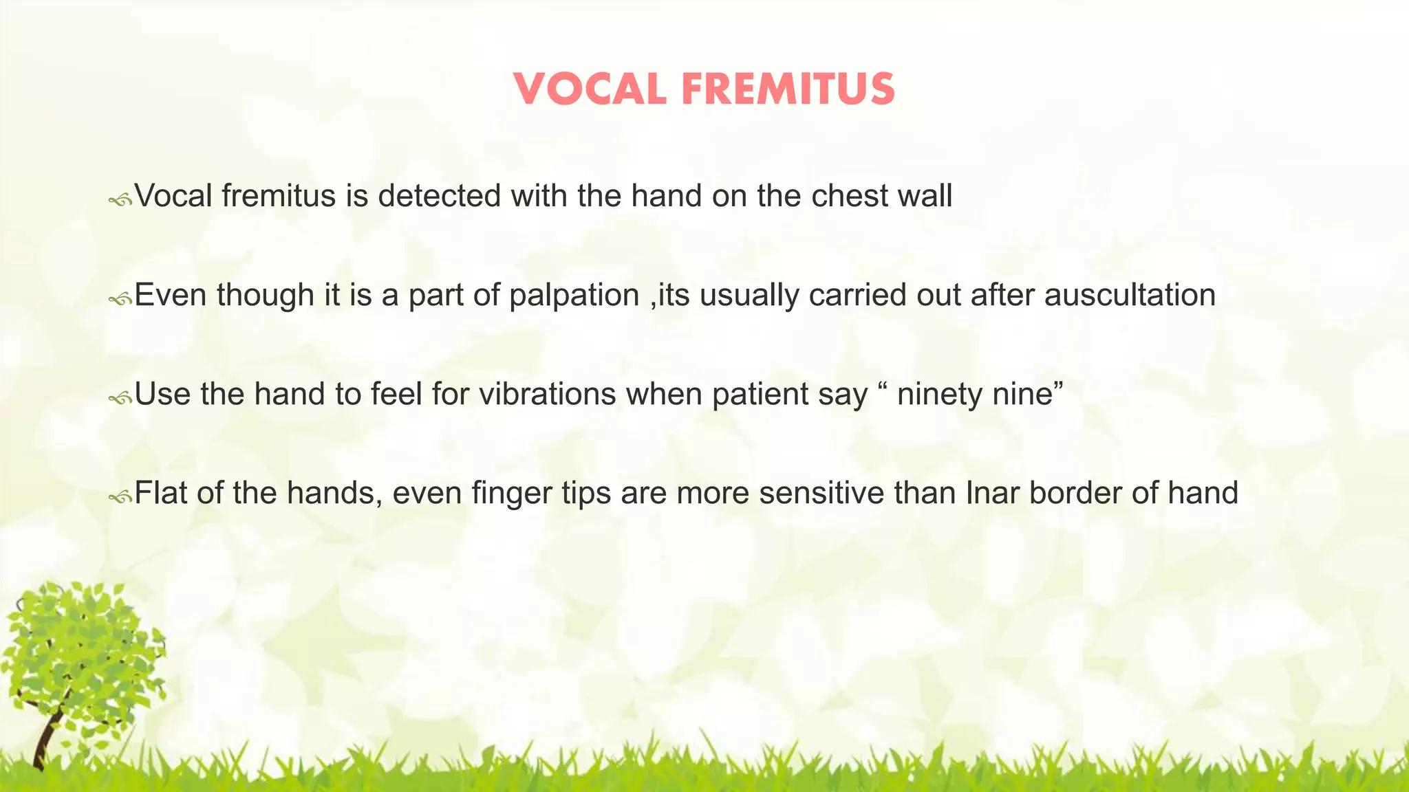 Respiratory system auscultation | PPTX