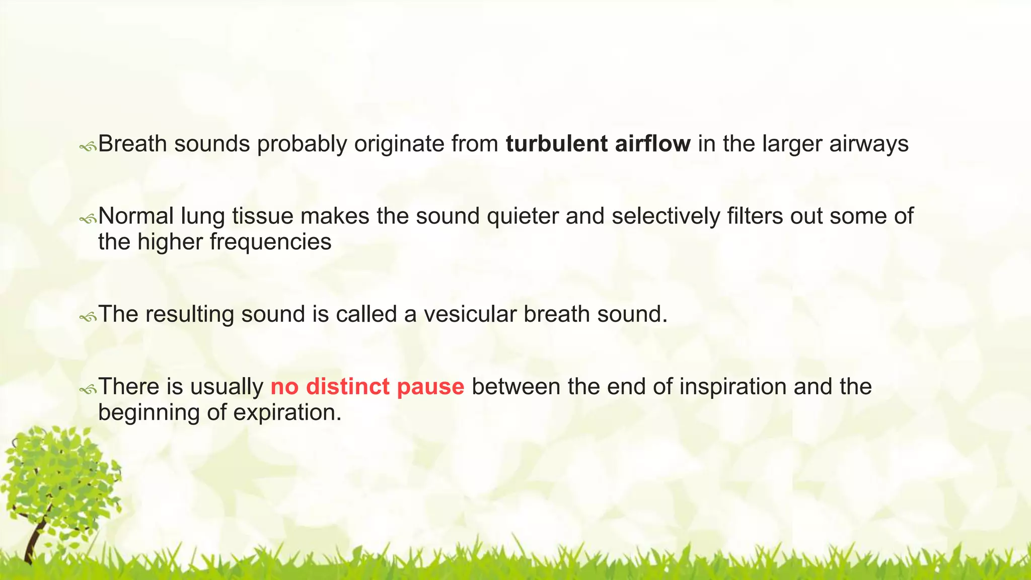 Respiratory system auscultation | PPTX