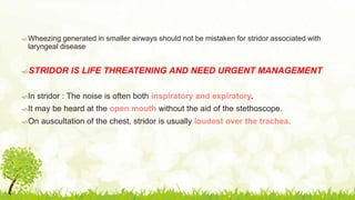 Respiratory system auscultation | PPTX