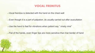 Respiratory system auscultation | PPTX