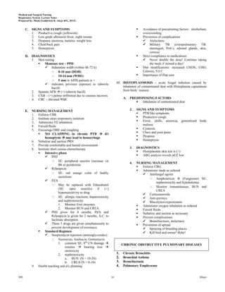 Respiratory Nursing | PDF