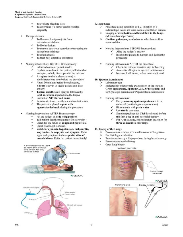 Respiratory Nursing | PDF | Lung and Respiratory Health | Diseases and ...