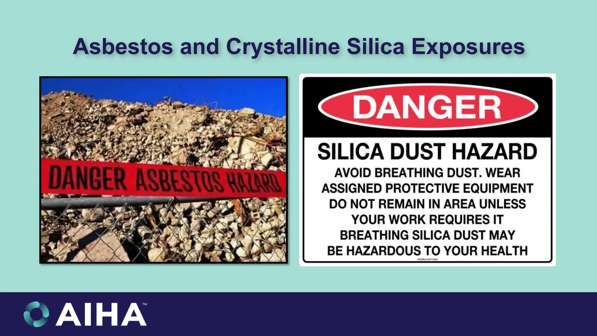 Respirable Crystalline Silica and Asbestos Exposures in Manmade and ...