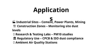 Serrax Technologies Respirable Dust Sampler APM 560 (DFC) | PPTX