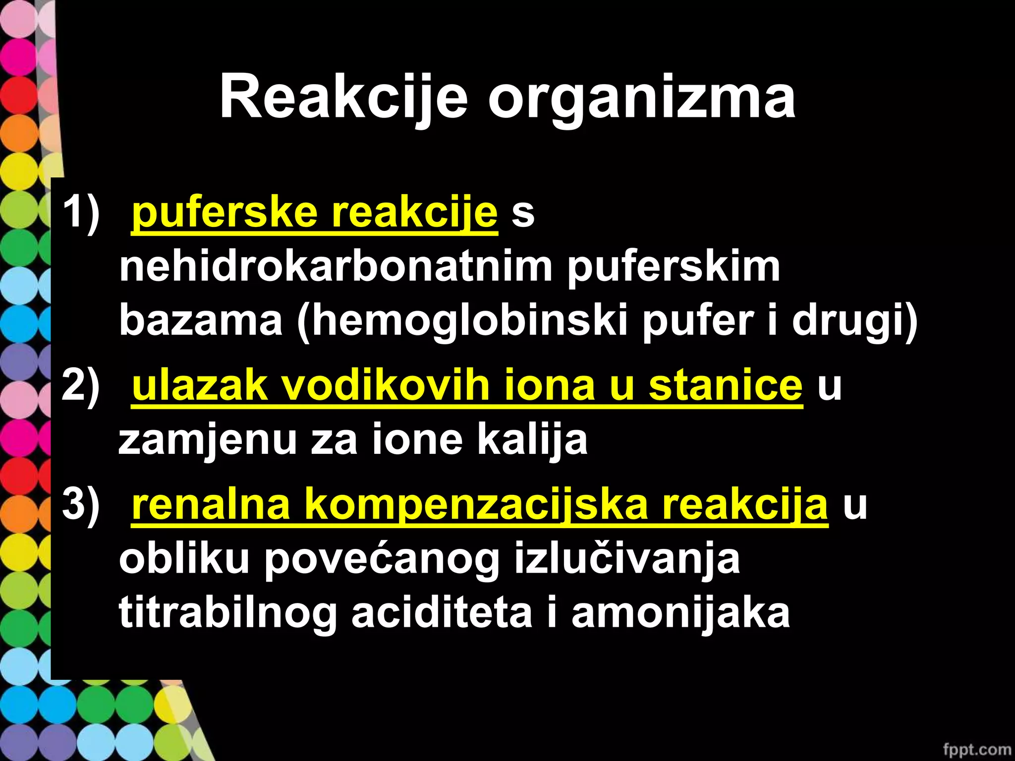 Respiracijska acidoza i alkaloza | PPT