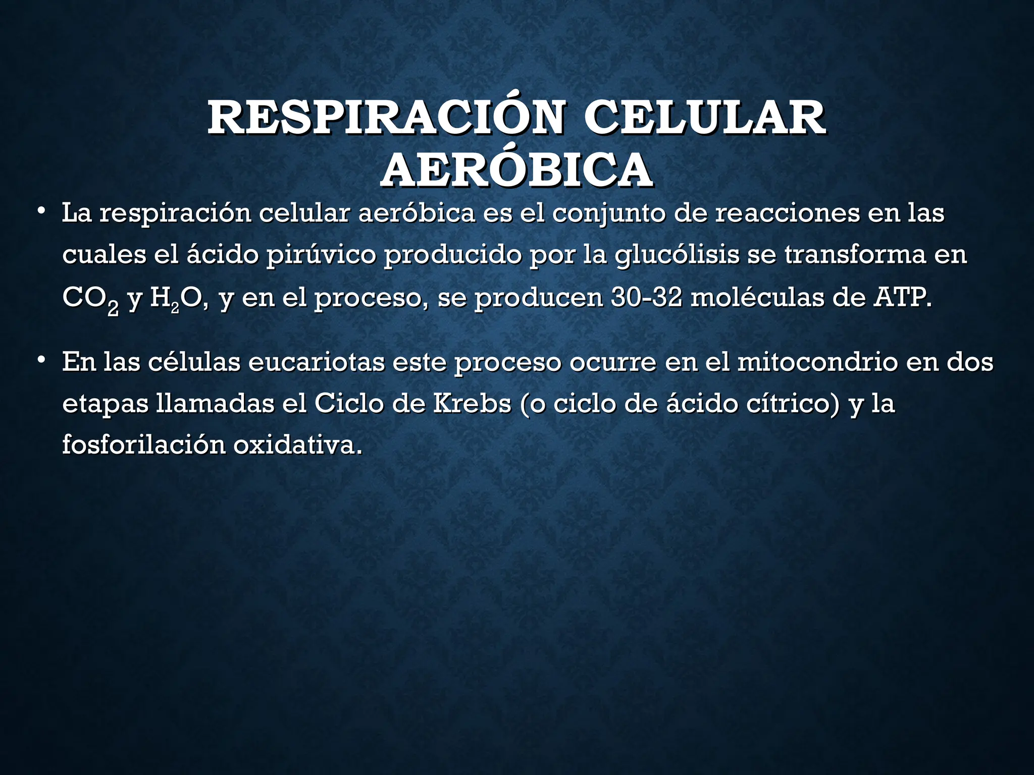 respiracion celulR.ppt BIOLOGIA SECUNDARIA | PPT
