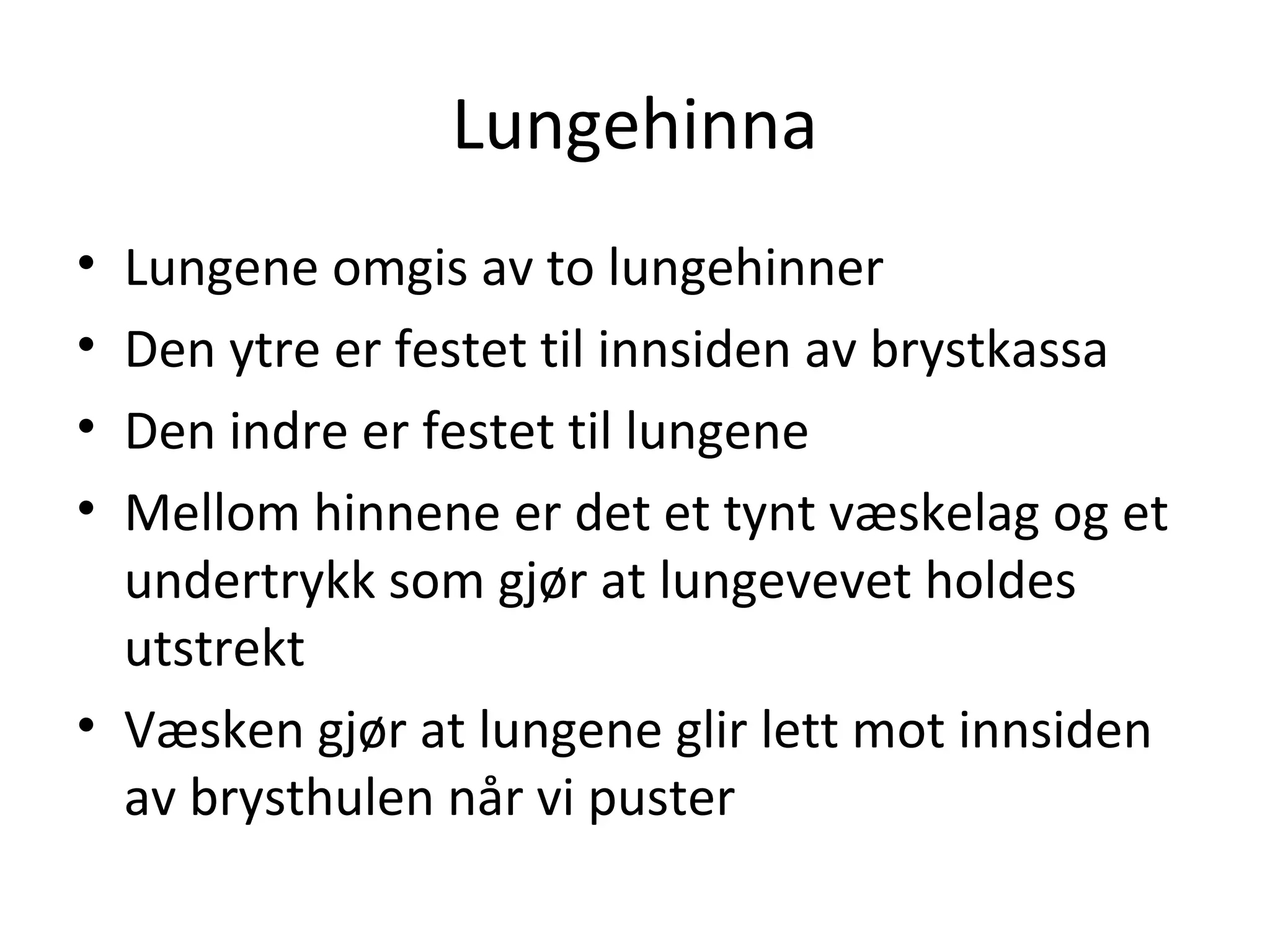Respirasjonssystemet | PPT