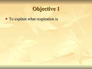 Respiration | PPT