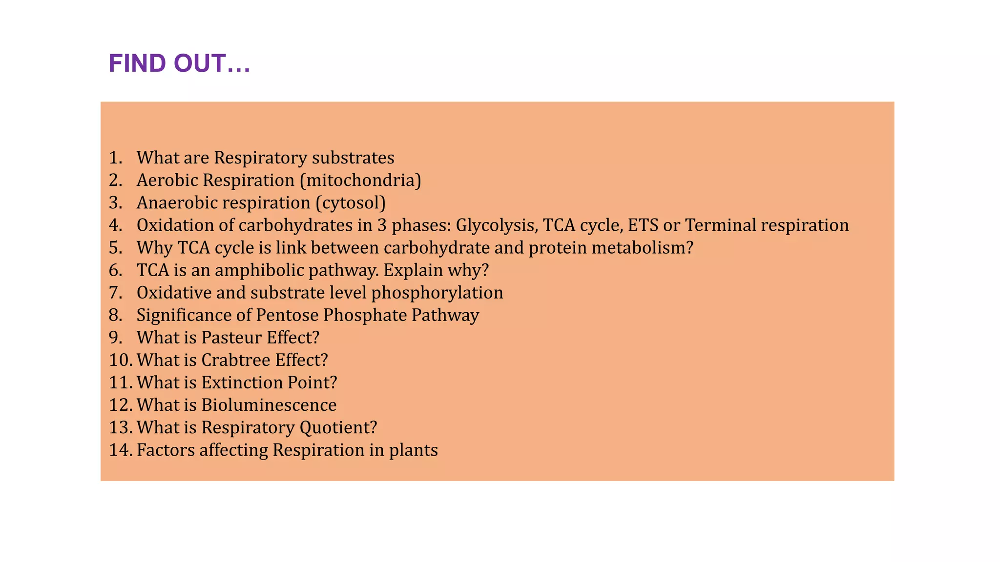 Respiration | PDF