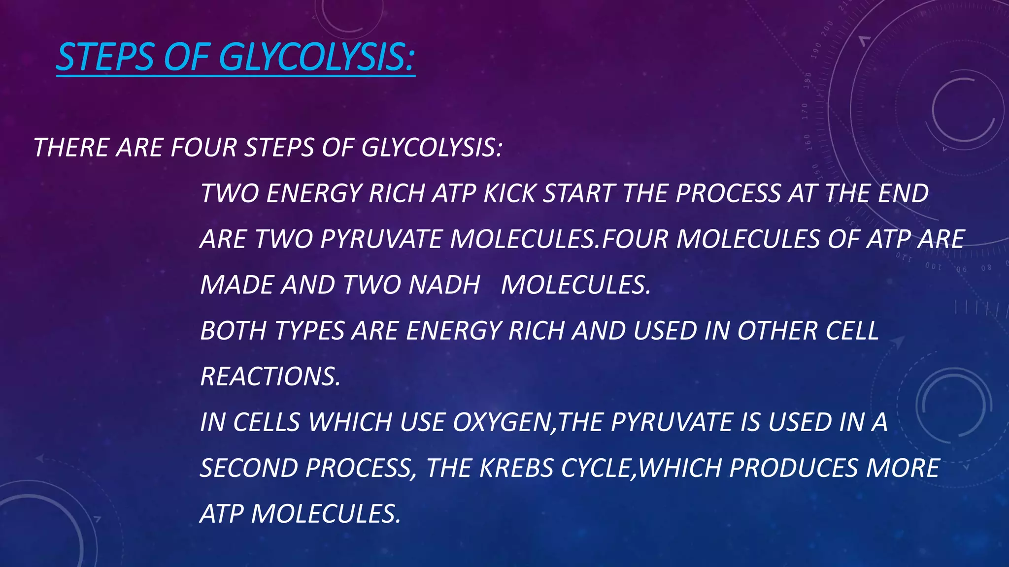 Cellular Respiration Glycolysis, Krebs cycle, Electron Transport | PPTX