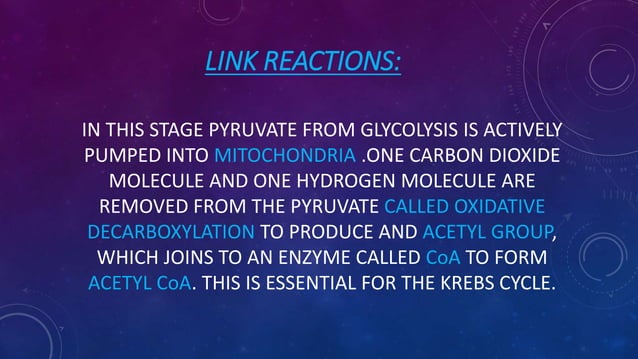 Cellular Respiration Glycolysis, Krebs cycle, Electron Transport | PPTX ...