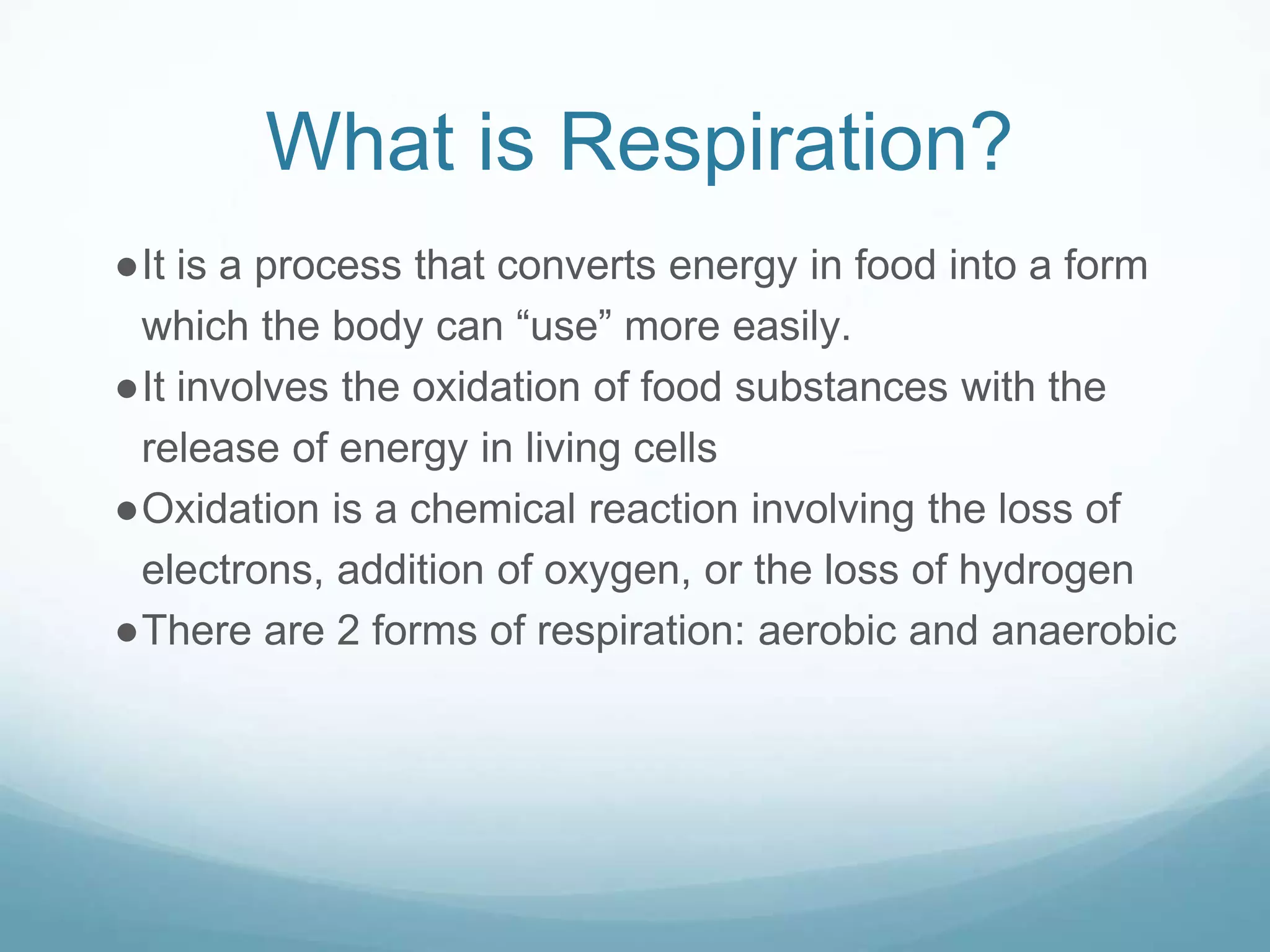 respiration.pptx | Lung and Respiratory Health | Diseases and Conditions