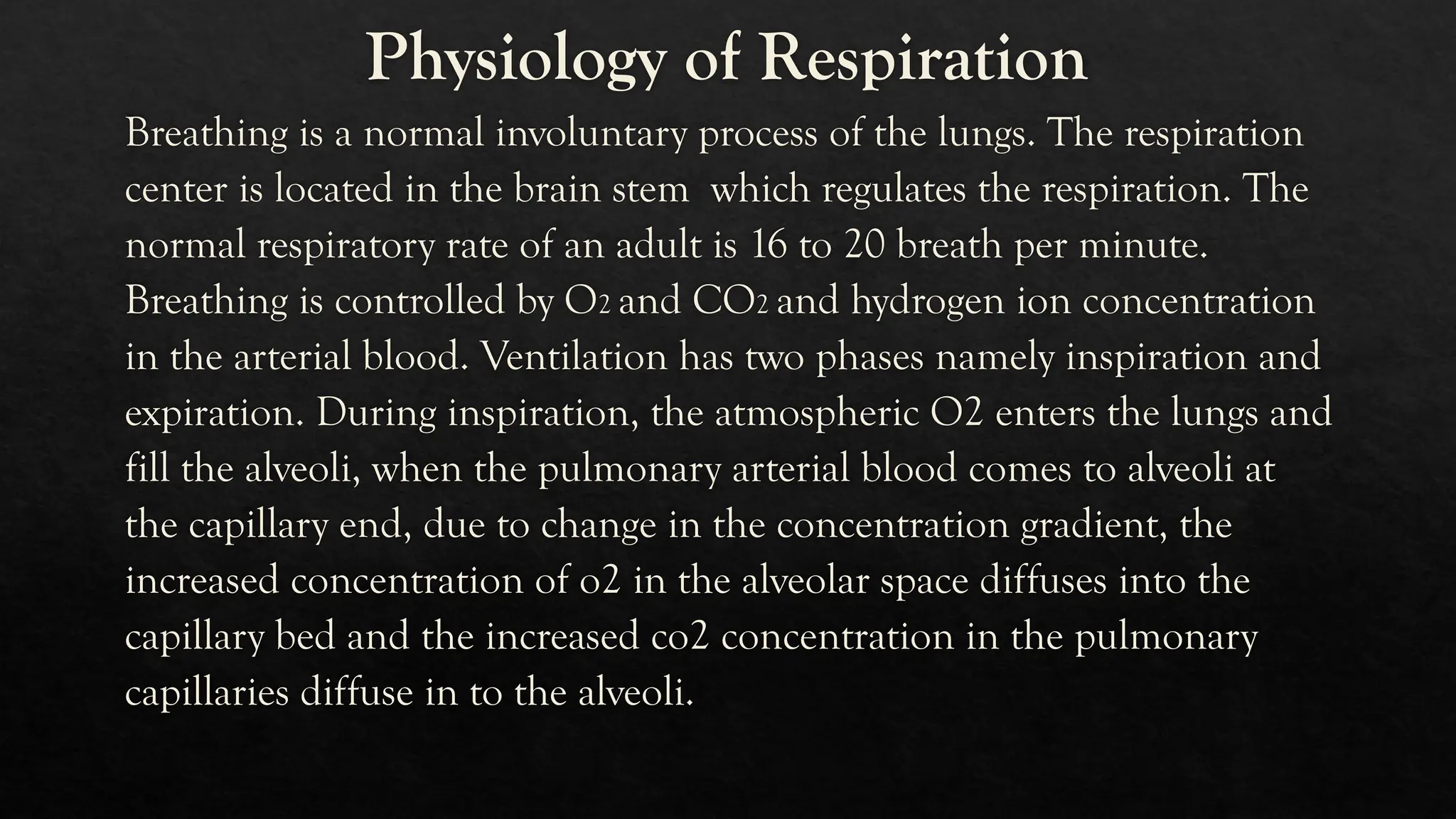 Respiration in vital signs, nursing foundation | PPTX