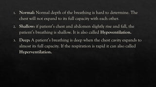Respiration in vital signs, nursing foundation | PPTX