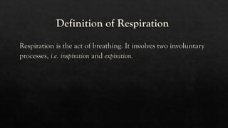 Respiration in vital signs, nursing foundation | PPTX | Lung and ...