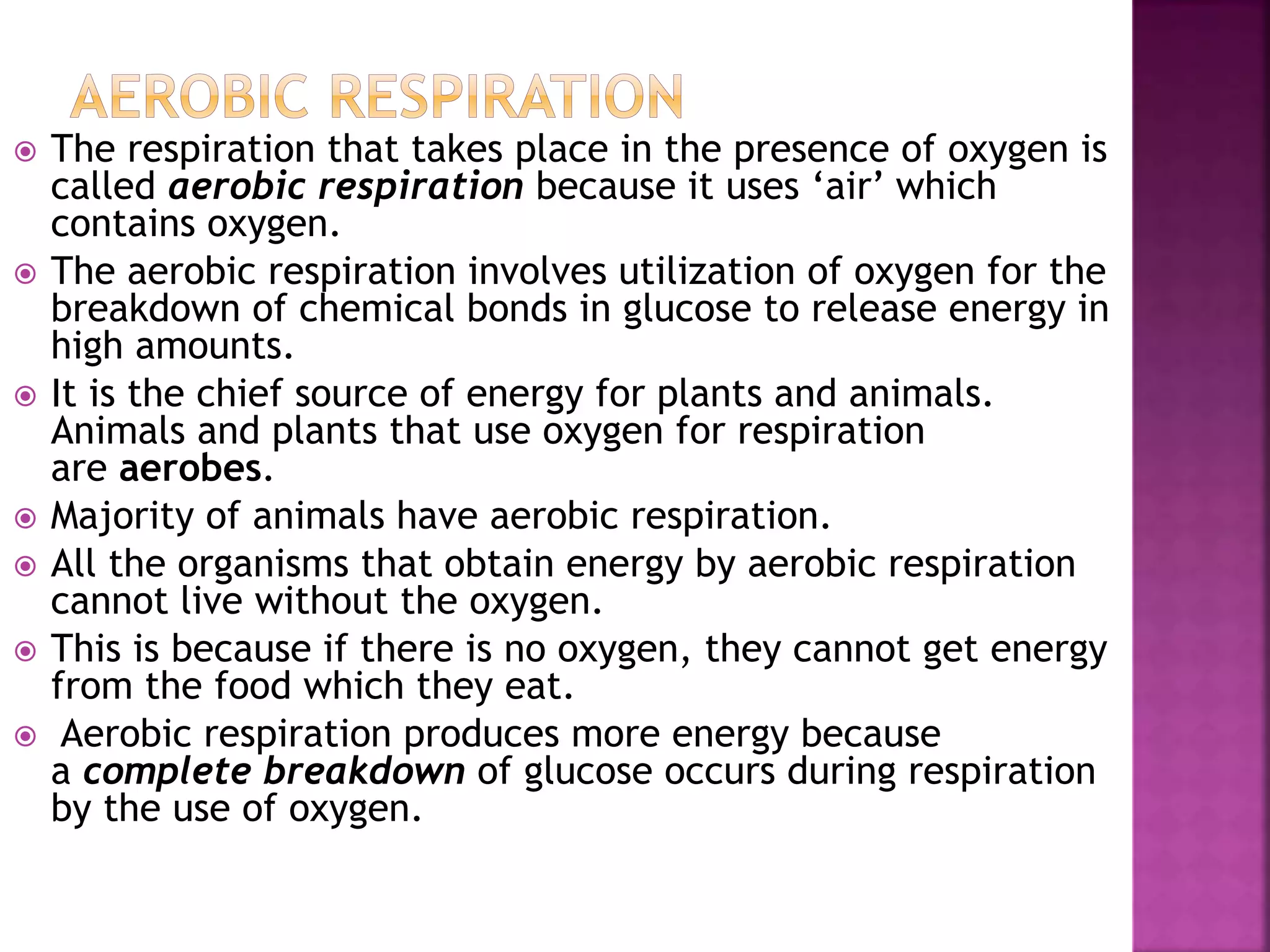 Respiration life processes | PPTX