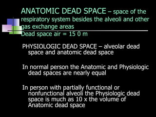 Respiration Ventilation | PPT