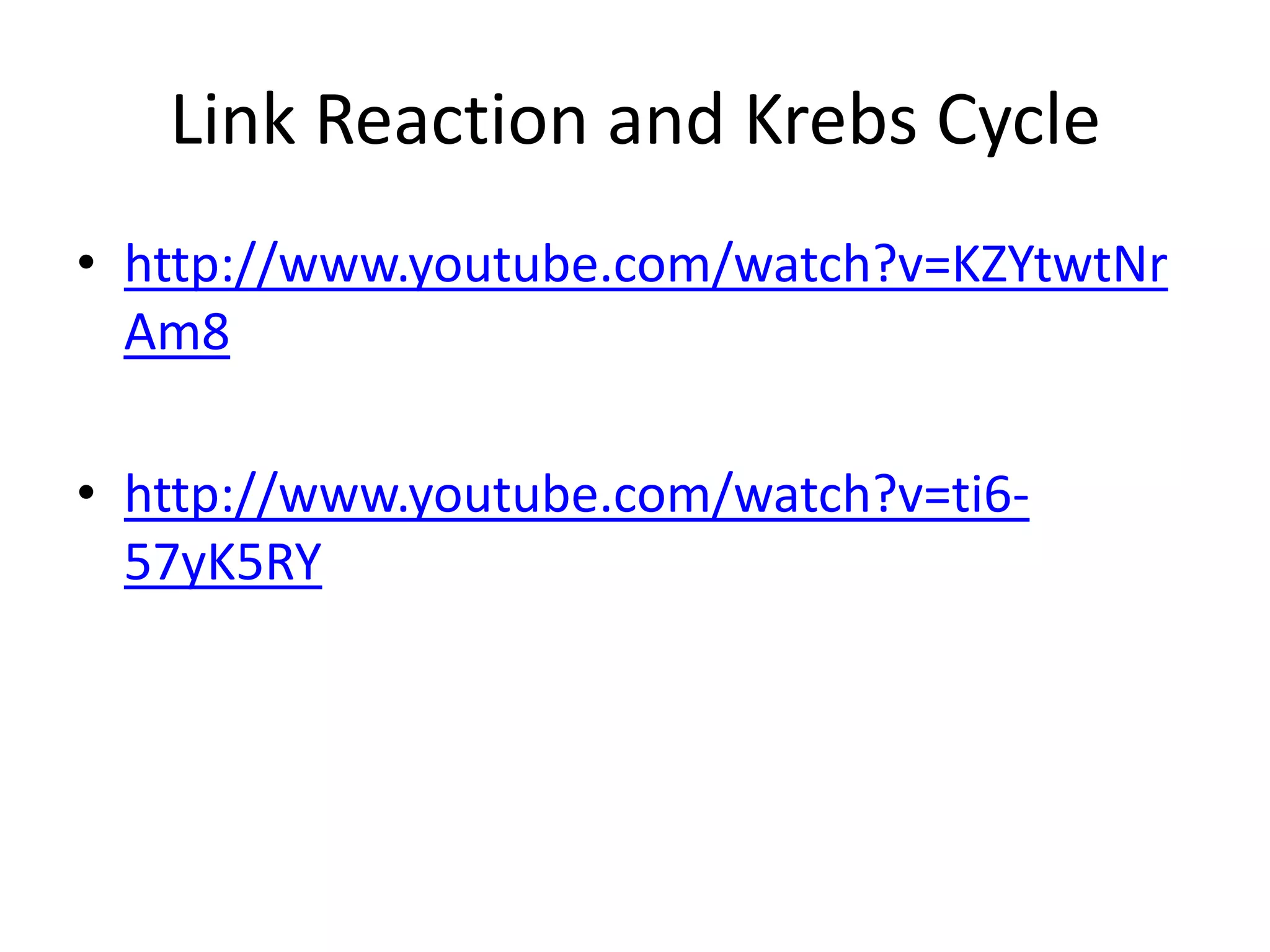 Respiration 4 link and krebs | PPTX
