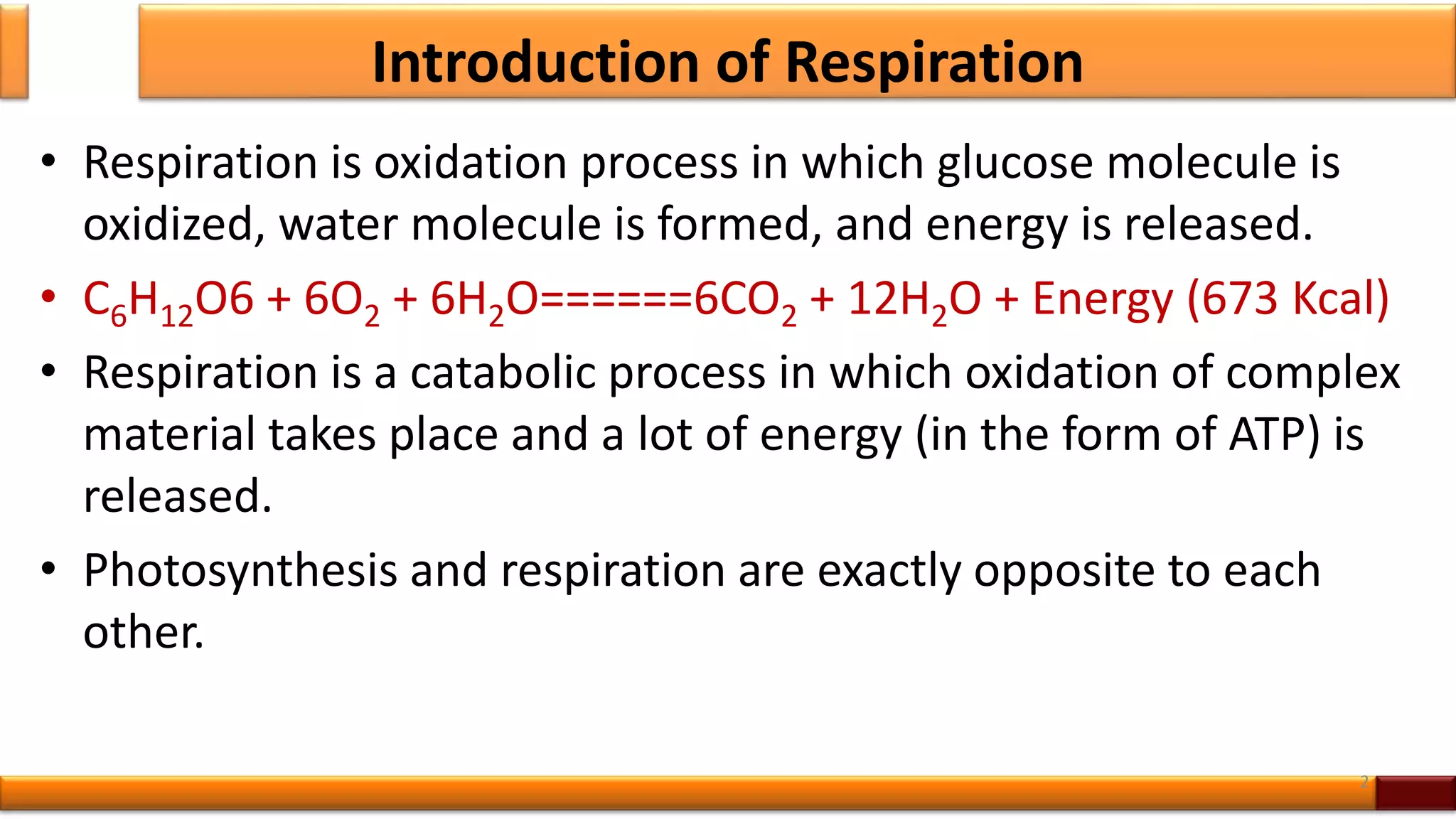Respiration | PPTX