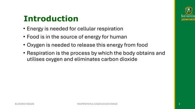 Respiration & Gas Exchange | Cambridge IGCSE Biology | PDF