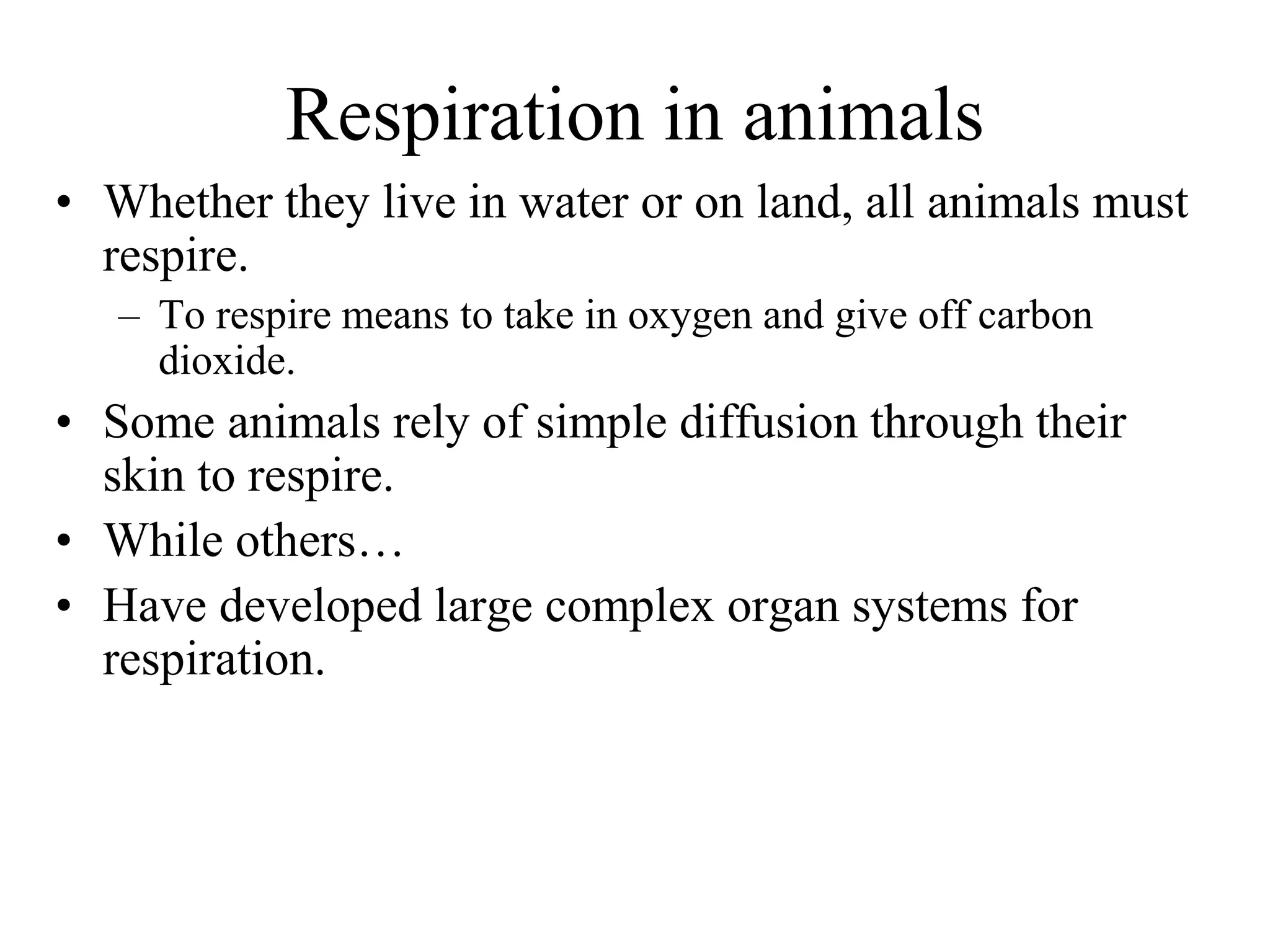 Respiration in animals final.ppt