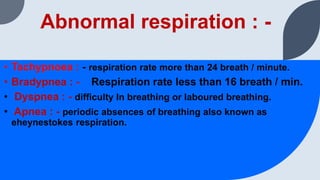 respiration , introduction , definition, breathing, factors affecting ...