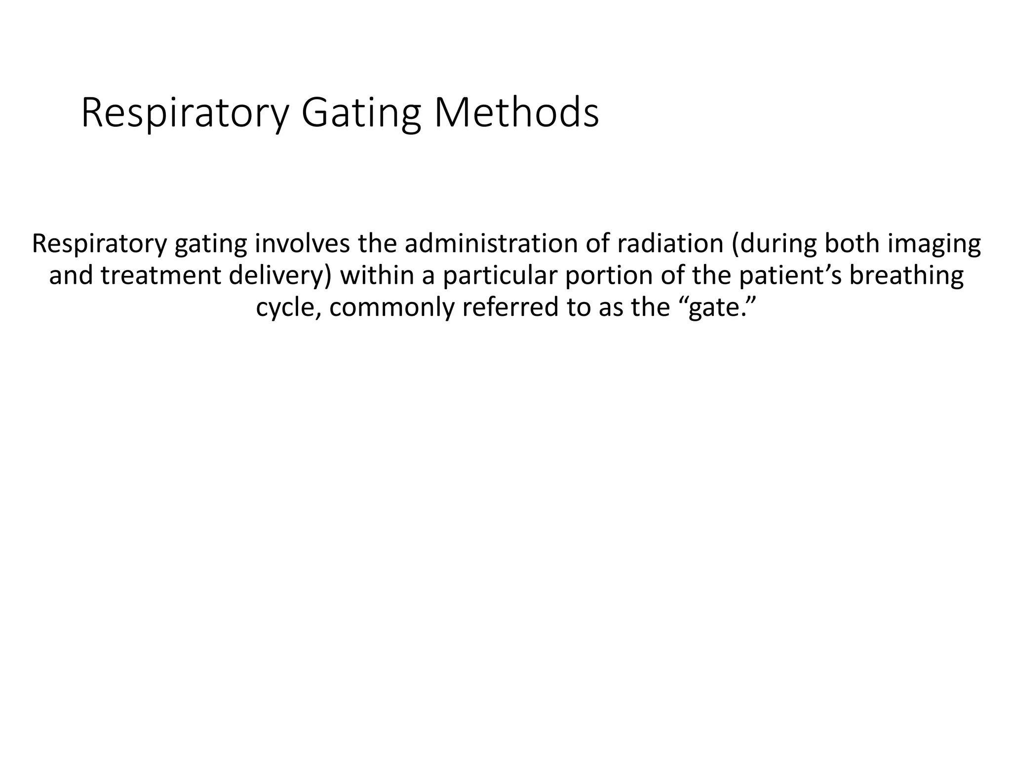 Respiration motion management | PPT
