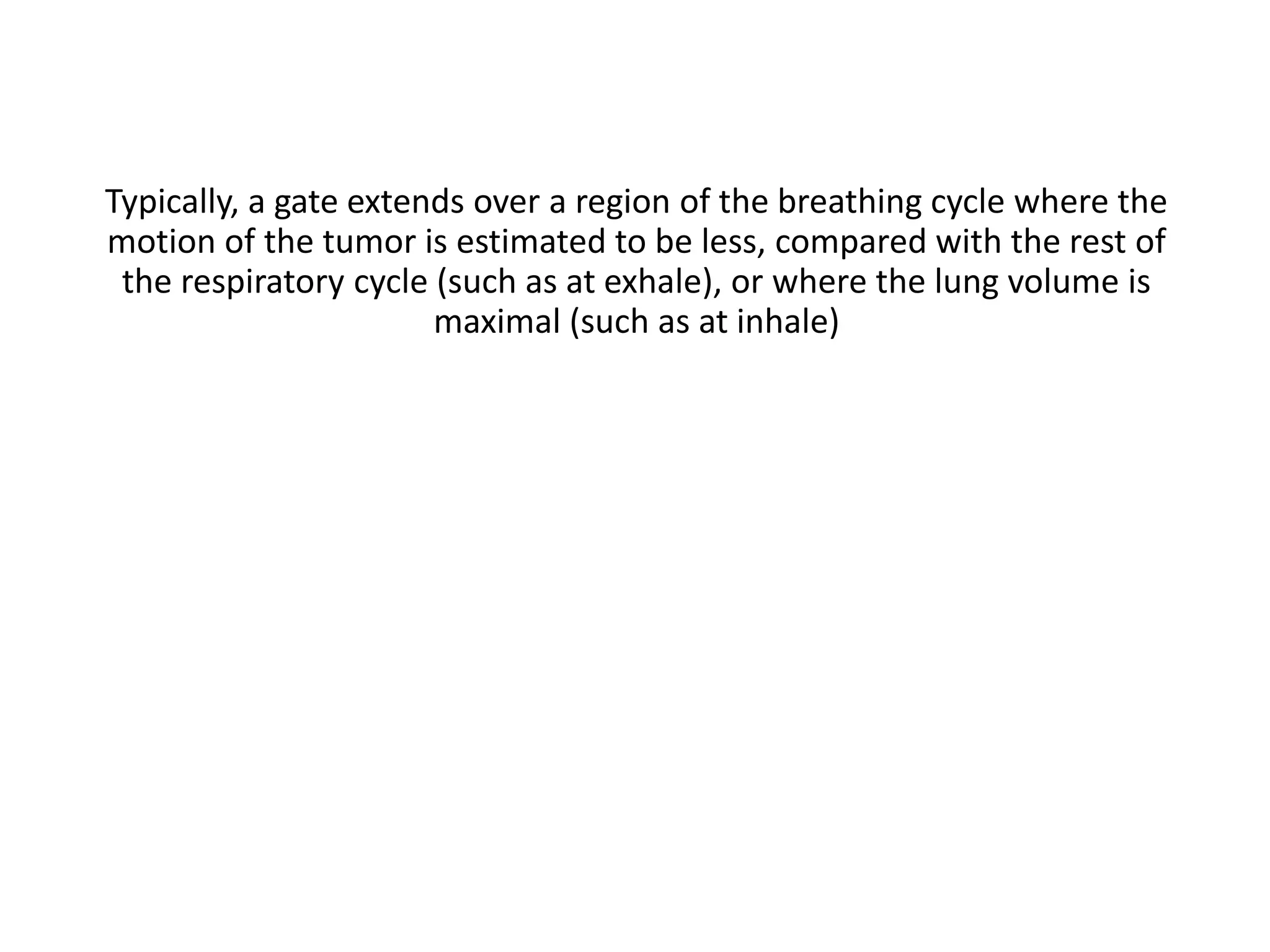 Respiration motion management | PPT