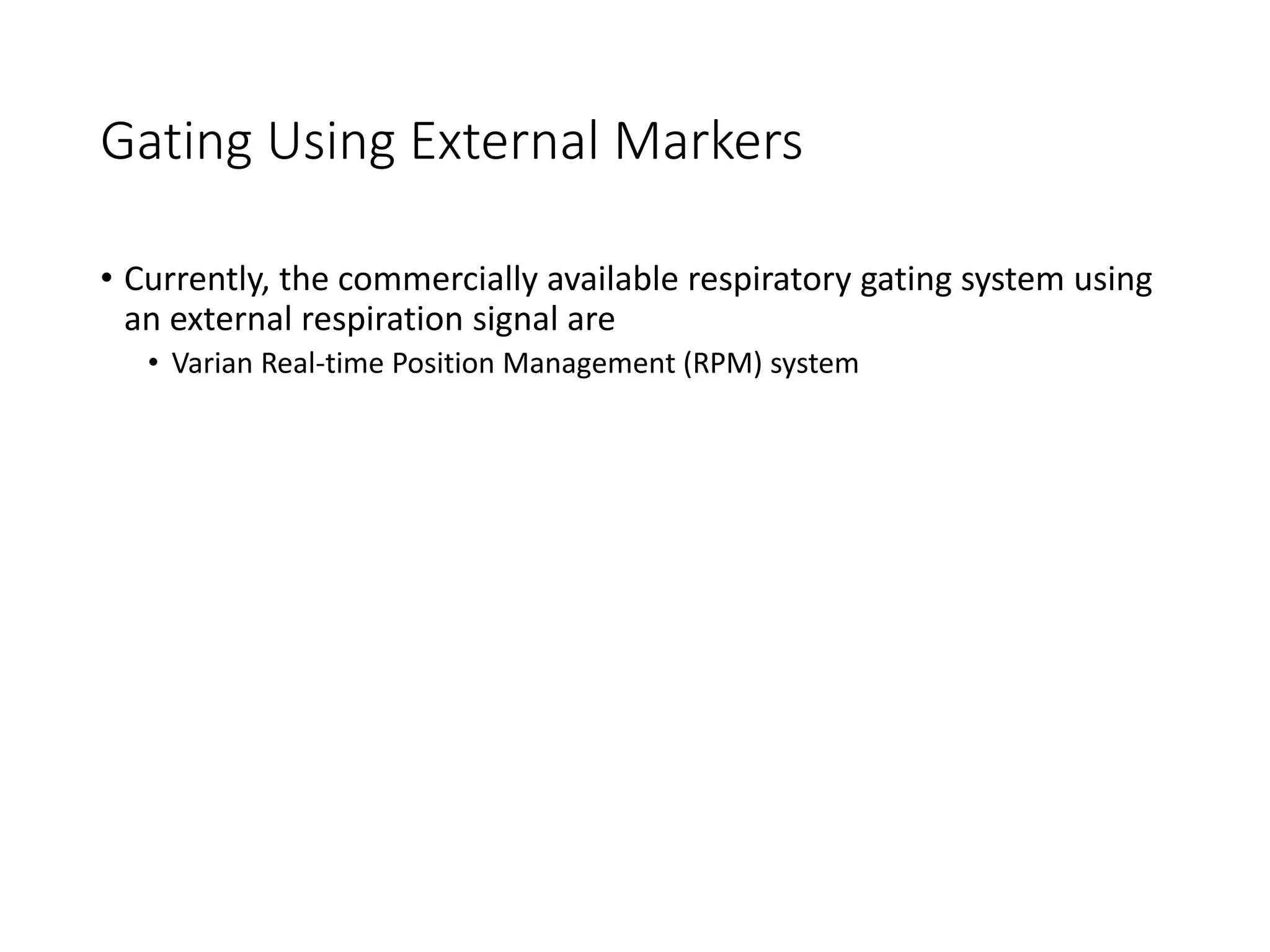 Respiration motion management | PPT
