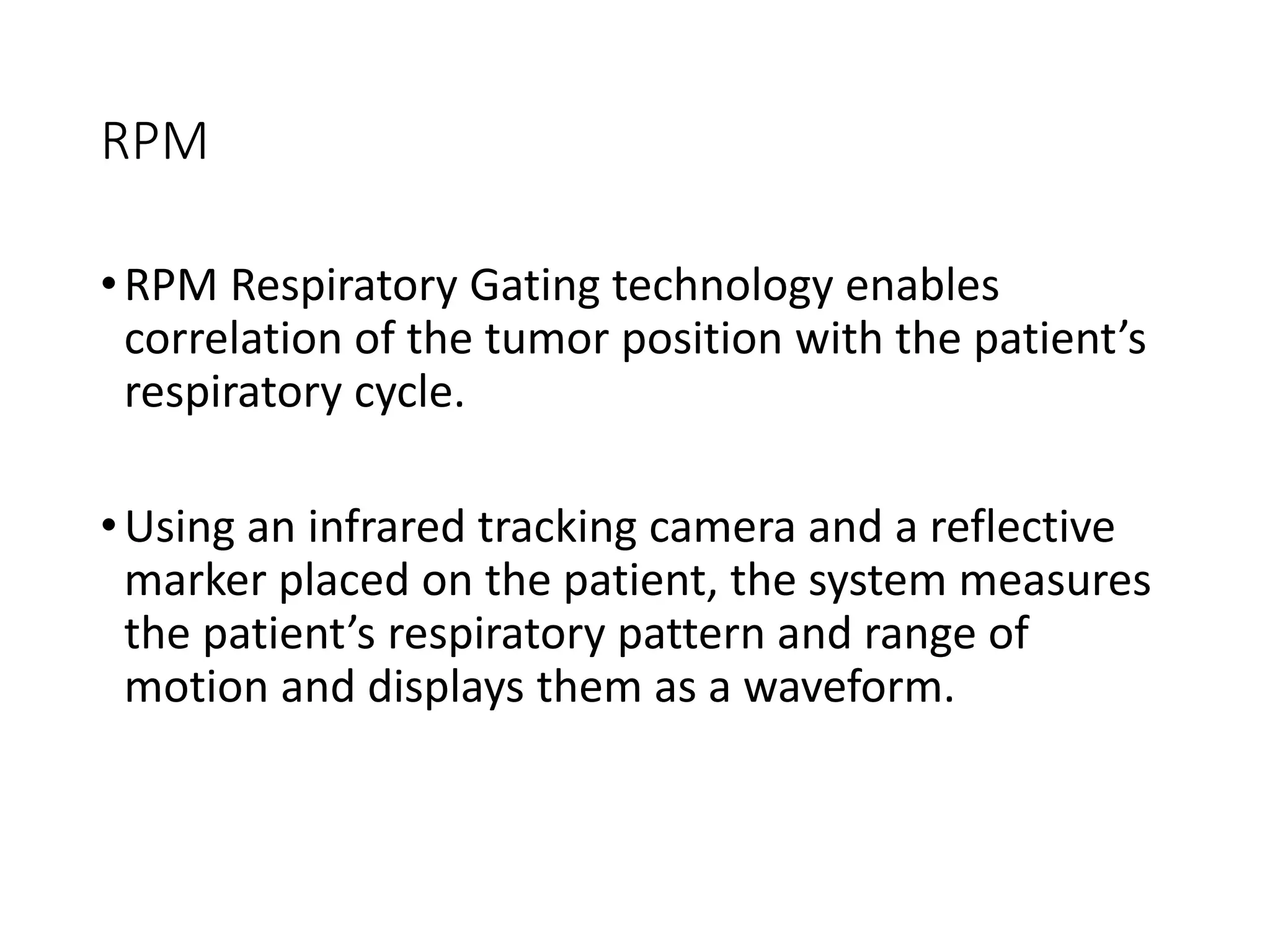 Respiration motion management | PPT