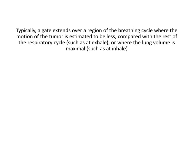 Respiration motion management | PPT | Lung and Respiratory Health ...