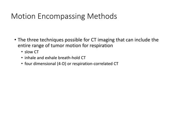 Respiration motion management | PPT | Lung and Respiratory Health ...