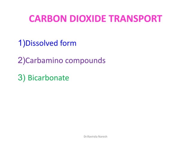 RESPIRATION,TRANSPORT OF OXYGEN AND CARBON DIOXIDE | PDF