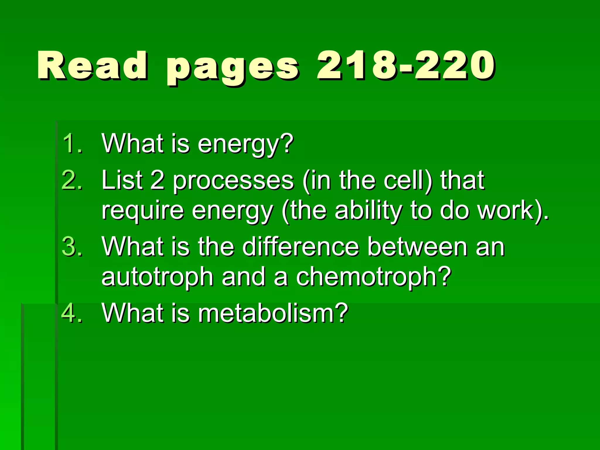 Respiration & photosynthesis | PPT | Chemistry | Science