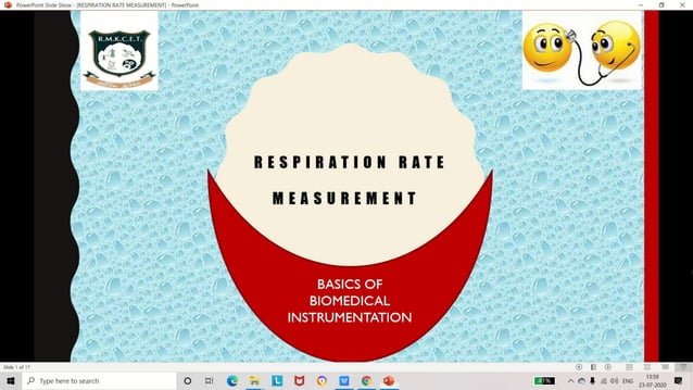 Respiration rate measurement | PDF | Lung and Respiratory Health ...