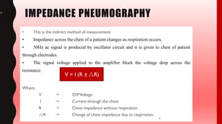 Respiration rate measurement | PDF