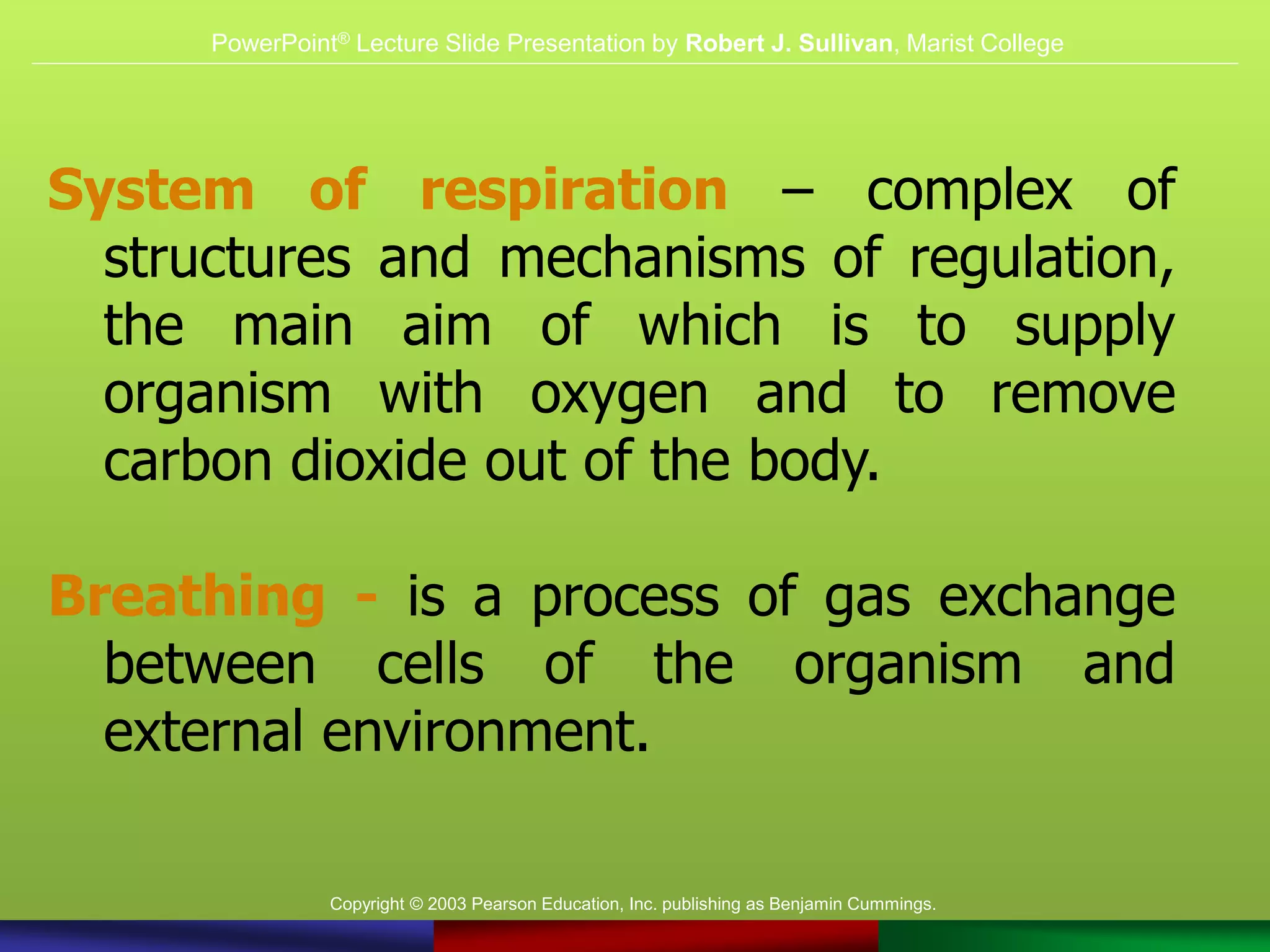 Respiration (Tetyana ma'am) Physiology.ppt | Lung and Respiratory ...