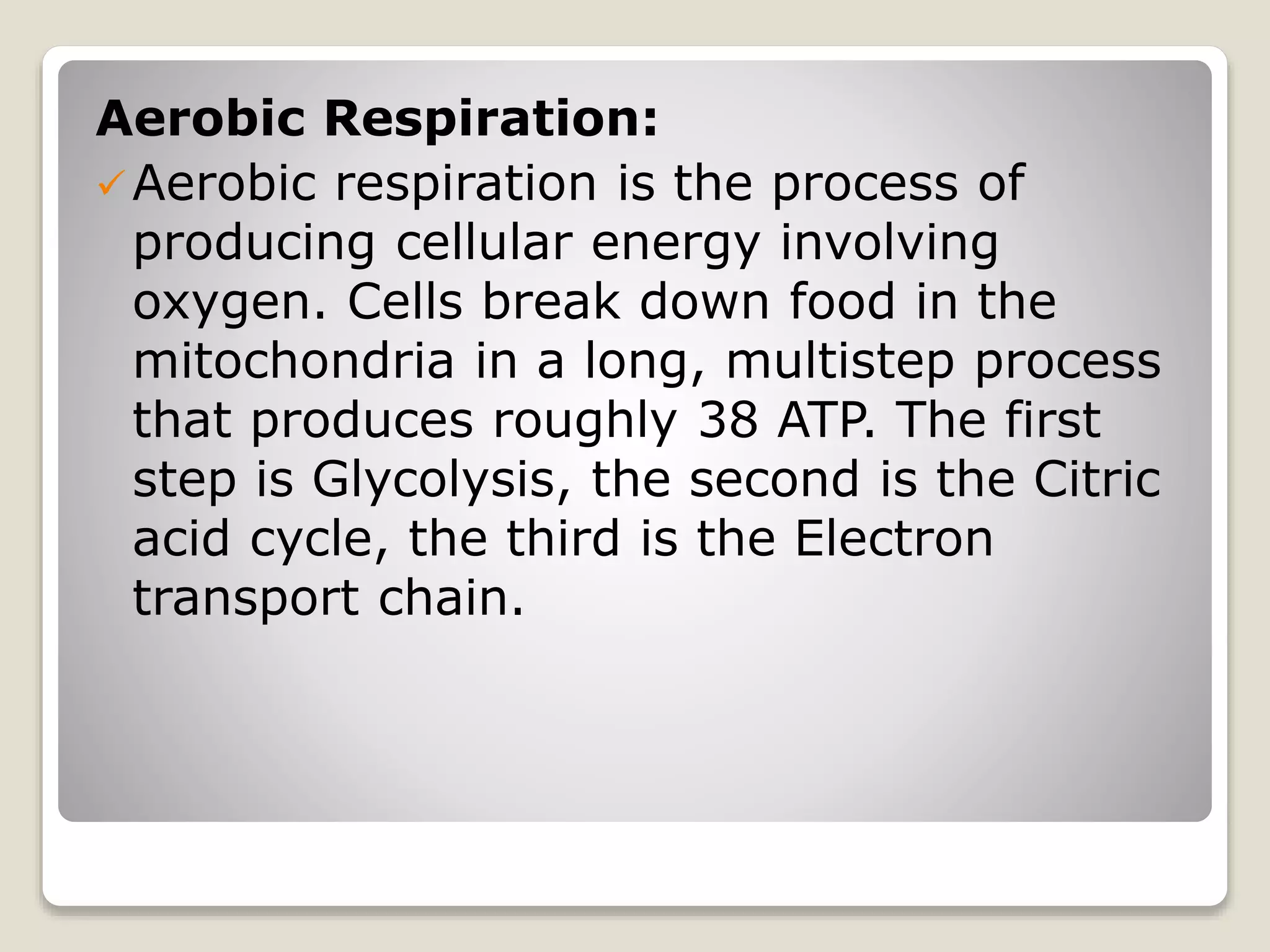 Respiration, types of respiration | PPTX